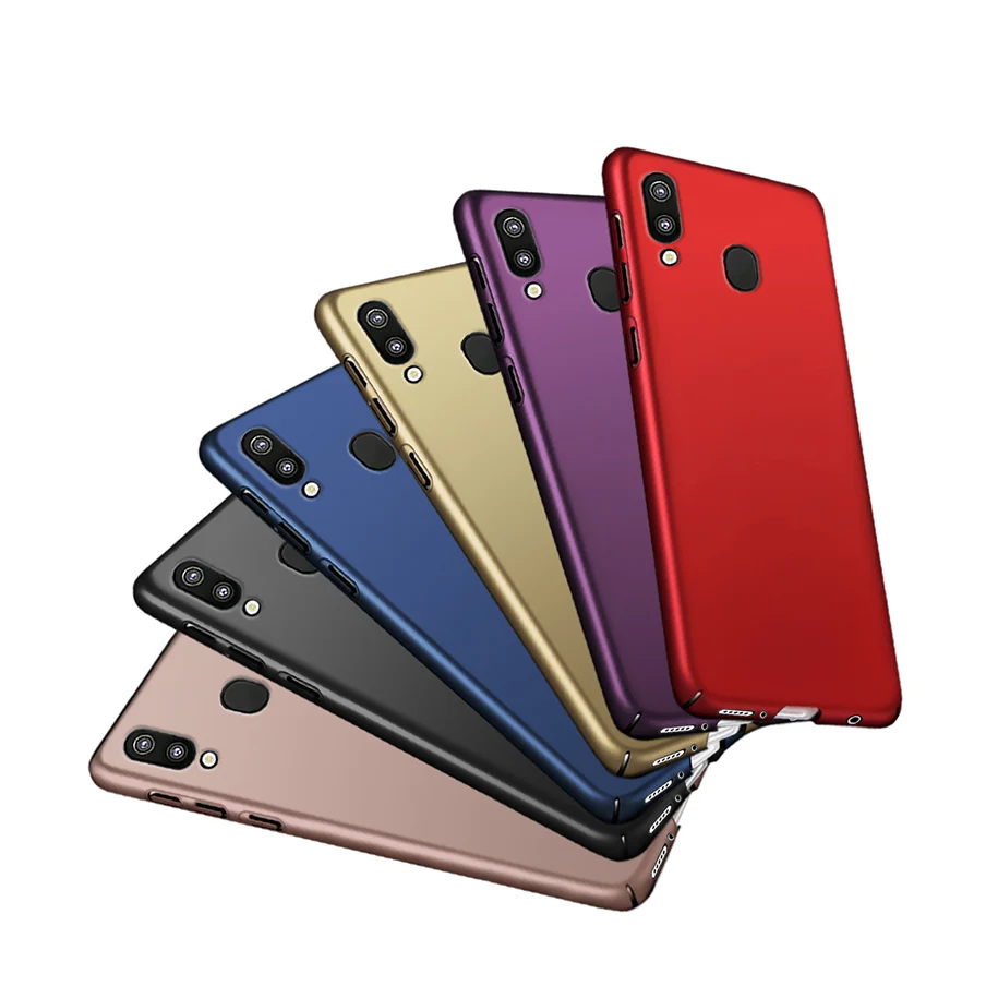For Samsung Galaxy M20 Case Cover on Samsung M 20 Classic Plastic ...
