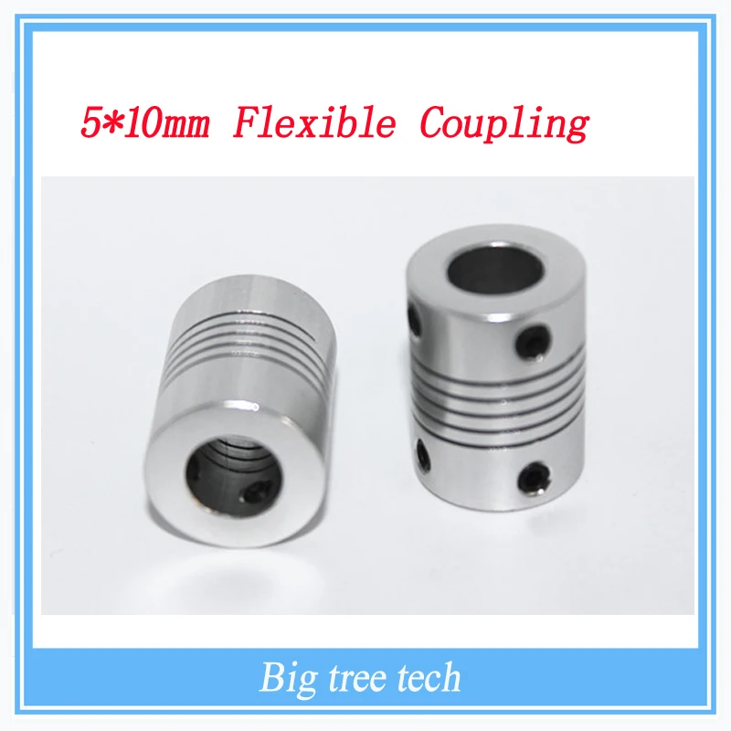 5x10mm Aluminium Coupler Stepper Motor Flexible Coupling 5 To 10mm 5*10 ...