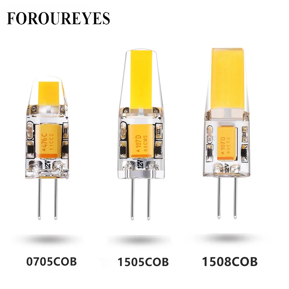 10pcs G4 12v Led Bulb 1.5w 2w 2.5w Lighting 0705 1505 1508 Super Bright ...