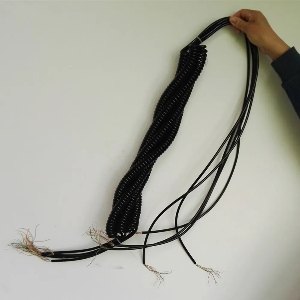 12 15 19 21 26 ядер пружинный спиральный кабель для ЧПУ ручной энкодер ...