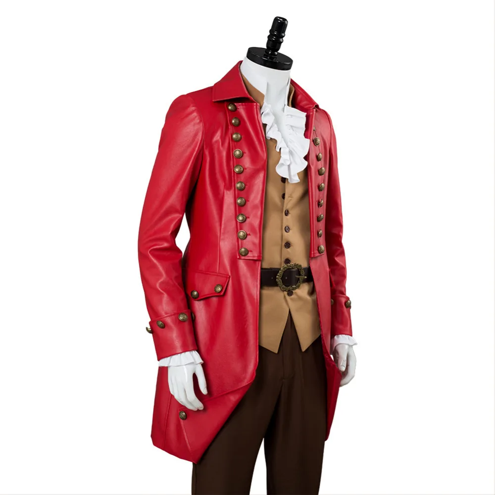 Beauty and The Beast Gaston Coat, Pants, Vest, Belt Cosplay Costume ...