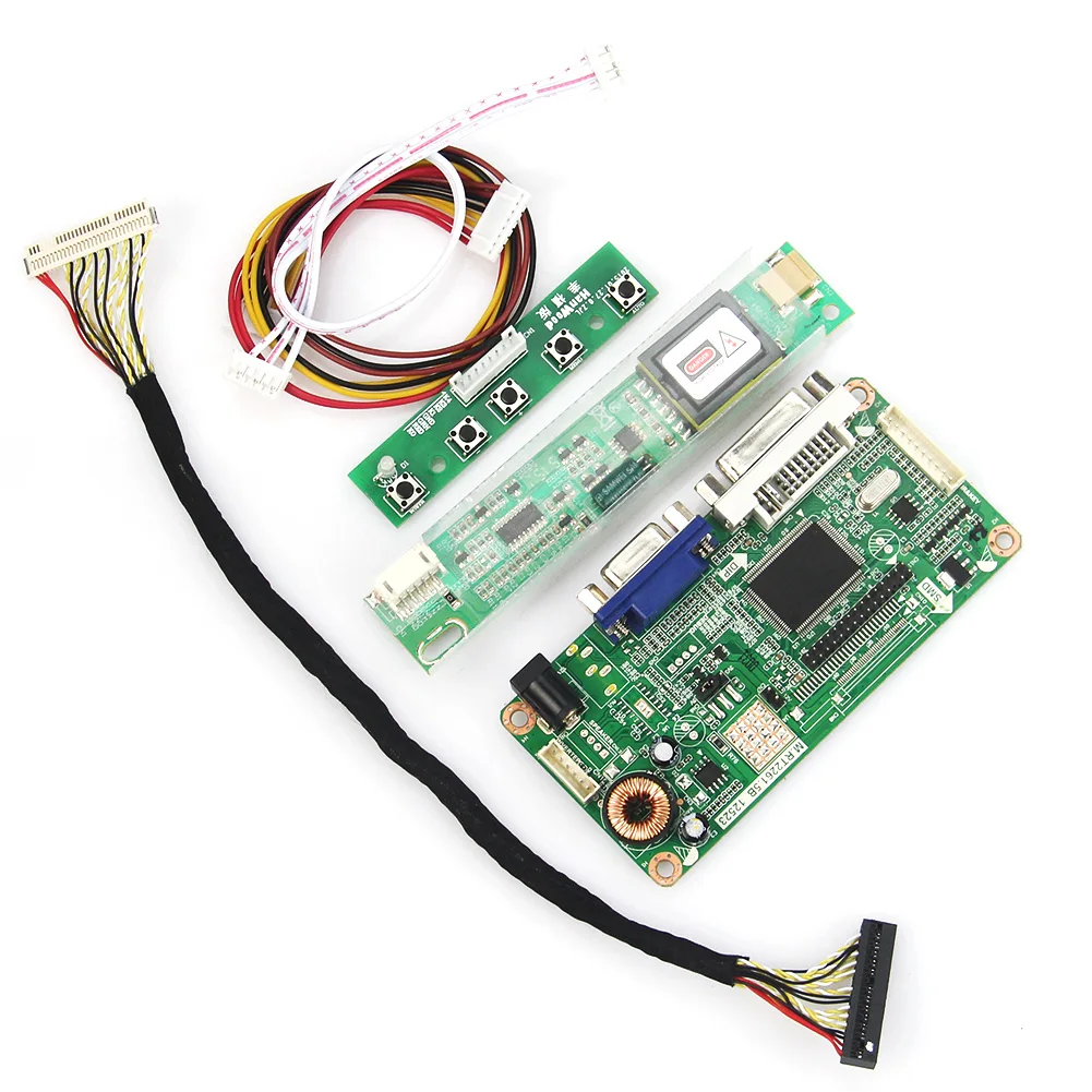 VGA + DVI M. r2261 M. RT2281 LCD/LED Controller Driver Board Para B154EW08 LTN154X3 L01 1280x800 ...