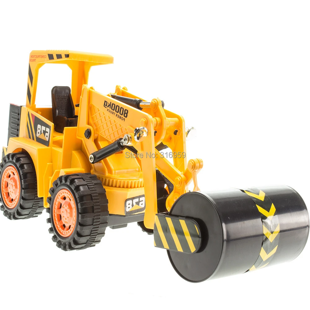 Rc Roller Truck Radio Control Road Roller 2 Wheel Steamroller Truck ...