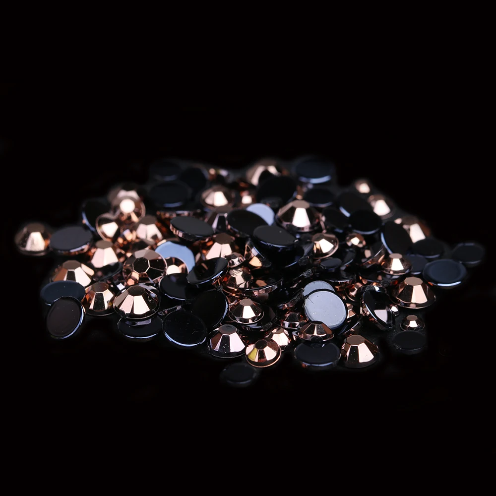 Smart Color Acrylic Rhinestones Copper Color Shoes Clothing Decorations ...