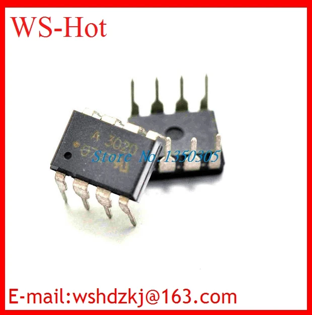 WS HOT A3020 HCPL 3020 optocoupler line DIP8 optical isolator ...