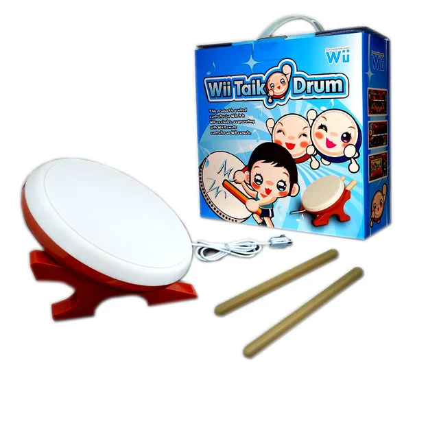 Tikiko-Tambor-para-Console-Nintendo-WII-Bateria-De-Jogos-De-Alta ...