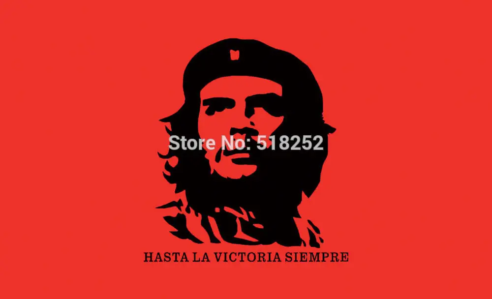 Che Guevara Flag 3x5 FT 150X90CM Banner 100D Polyester flag brass ...