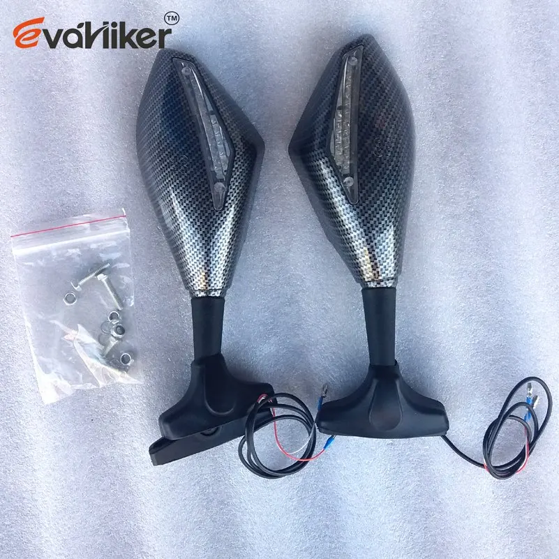 Yzf R1motorcycle Rearview Mirror With Turning Light For Yamaha Yzfr1 ...