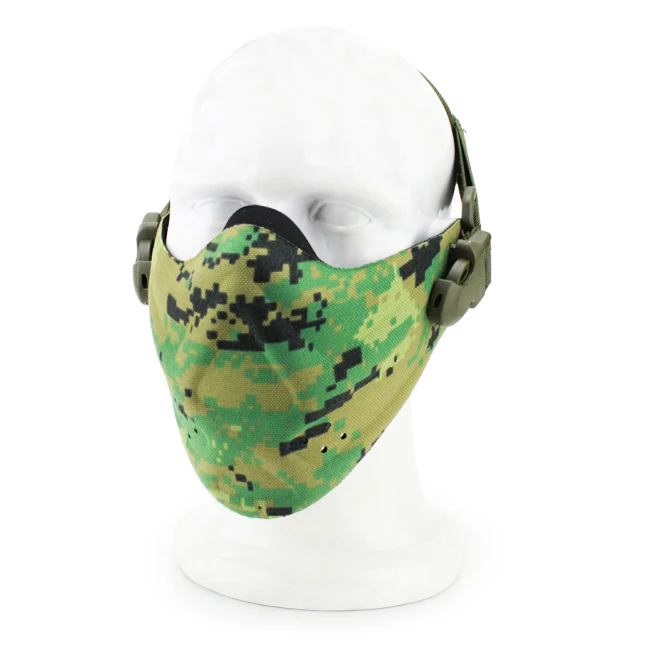 Super Light Half Face Tactical Mask Camouflage Tactical Mask Outdoor ...