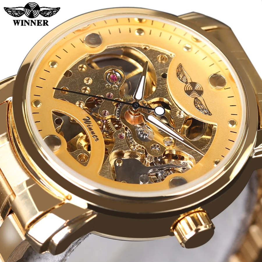 Winner 2018 Classic Transparent Design Mens Watch Top Brand Luxury ...