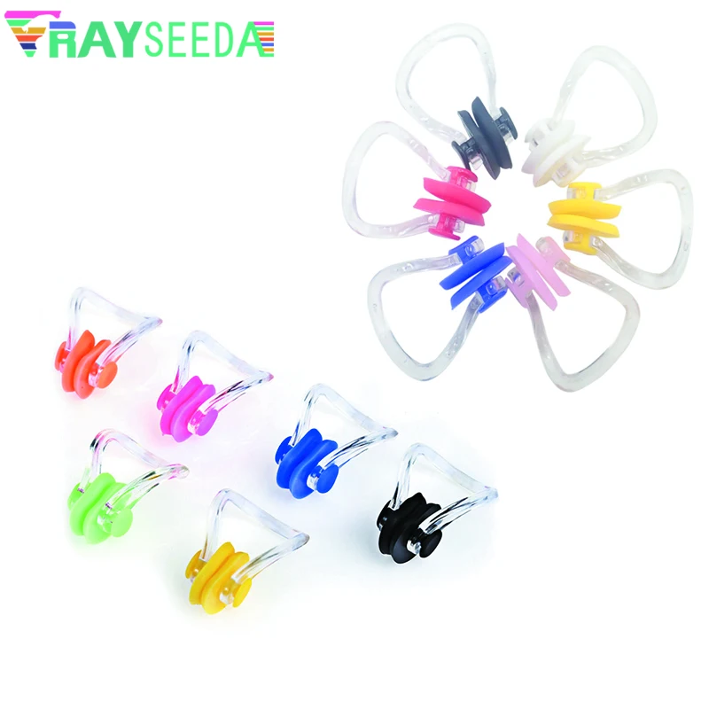10PCS/Lot Silicone Swimming Nose Clip High Elastic For Kids Students ...