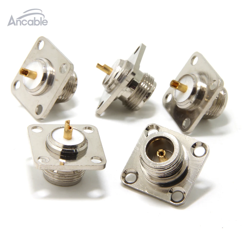 Ancable-N-Type-Female-Jack-Panel-Mount-Chassis-PCB-Connector-Adapter-5 ...