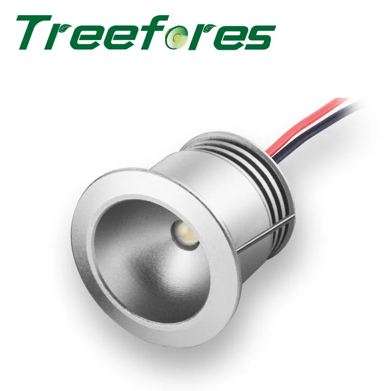 6PCS 12V DC 1W IP65 Mini Led Spot Lamp With Driver 80Ra 1 watt Bed Room ...