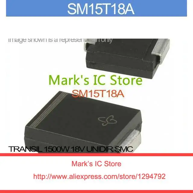 SM15T18A TRANSIL 1500W 18V UNIDIR SMC SM15T18 15T1 SM15T 15T18 SM15 ...