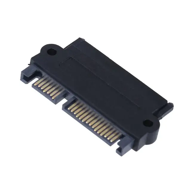 5Gbps SFF 8482 SAS to SATA 180 Degree Angle Adapter Converter Straight ...
