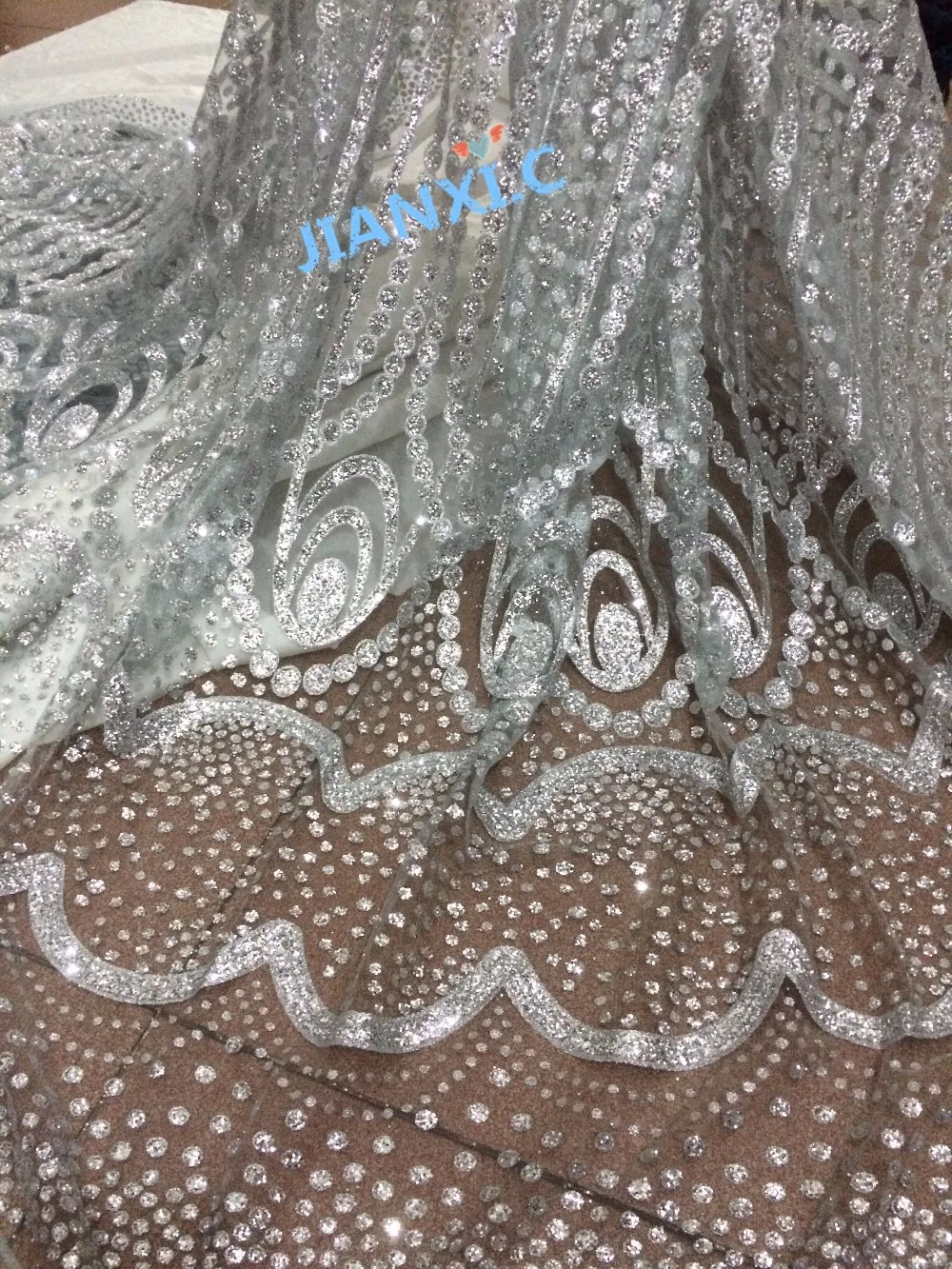 Новейший дизайн Африканский кружевной ткань, французский тюль кружевной ...