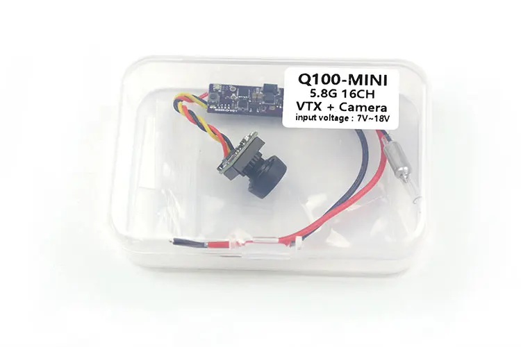 Q100-MINI 5.8G 16CH VTX+Camera 25mW / 100mW Switchable 7v-18v Image