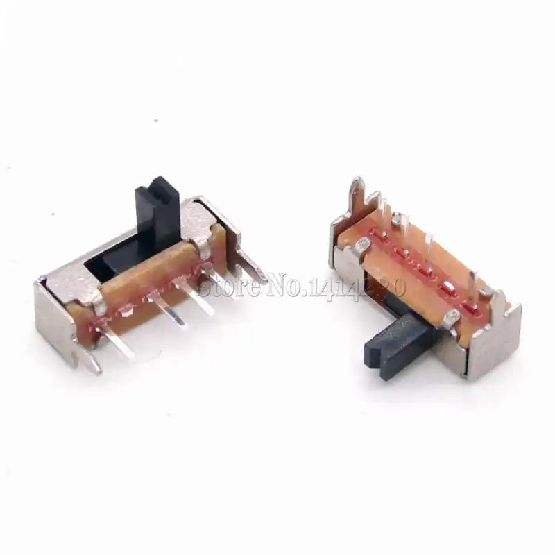 10PCS SS23D03 8 Pin 3 Position 2P3T DP3T PCB Mount Mini Vertical Slide Switch SS23D03VG3 ...