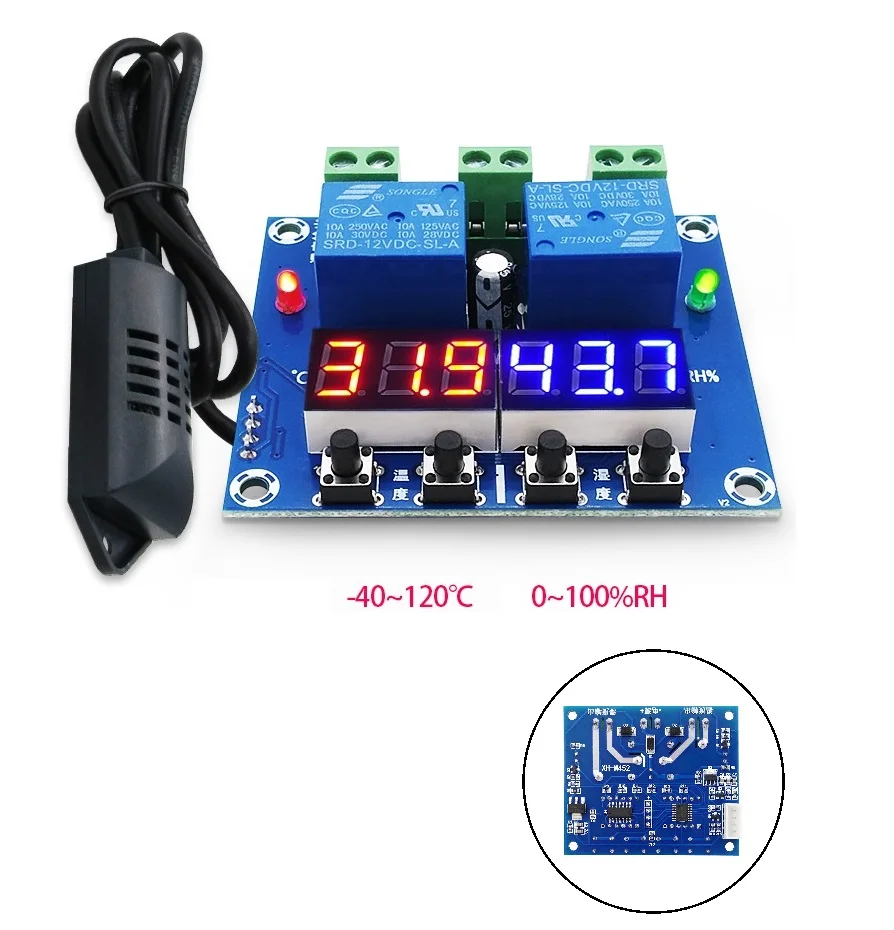 XH M452 Thermostat Temperature Humidity Control Thermometer Hygrometer Controller Module Dual ...