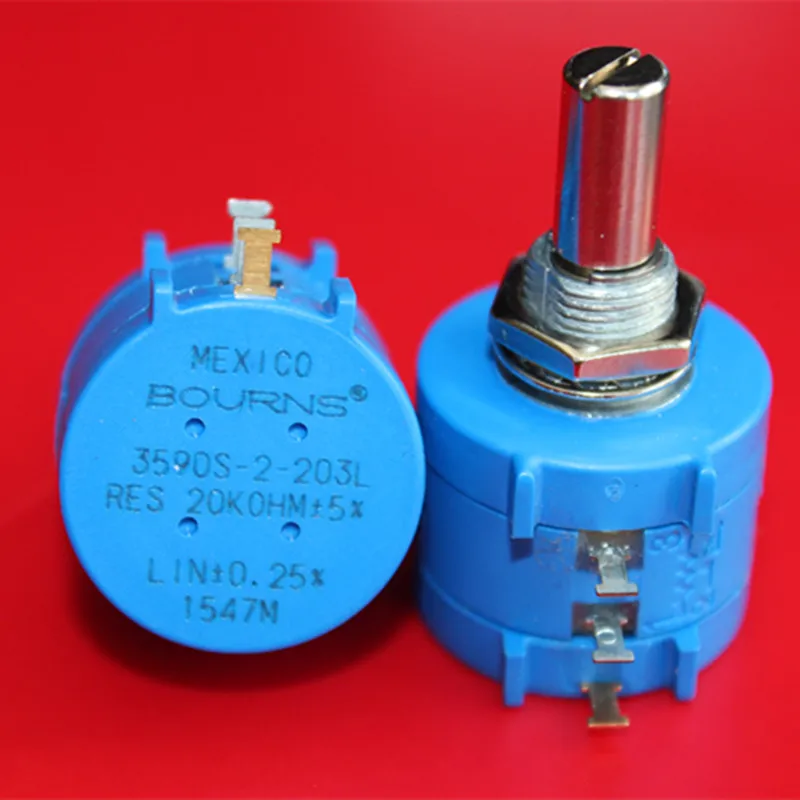 BOURNS 오리지널 2W 10 턴 10 랩, 전위차계 3590S 2 203L 20K 스위치|switch switch ...