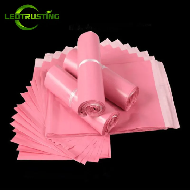 25-50PCS-14Wire-Thicken-Pink-Poly-Mailer-Adhesive-Envelope-Bag-DIY ...