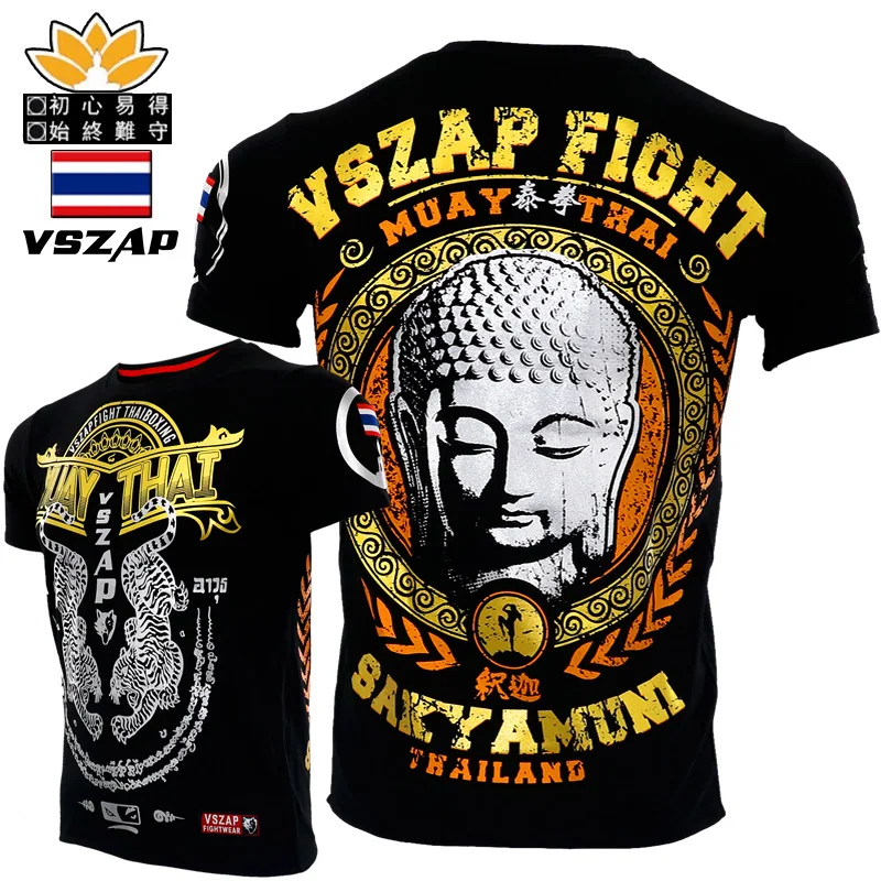 VSZAP-Shakyamuni-fighting-muay-Thai-boxing-MMA-fighting-Boxing-shirts ...