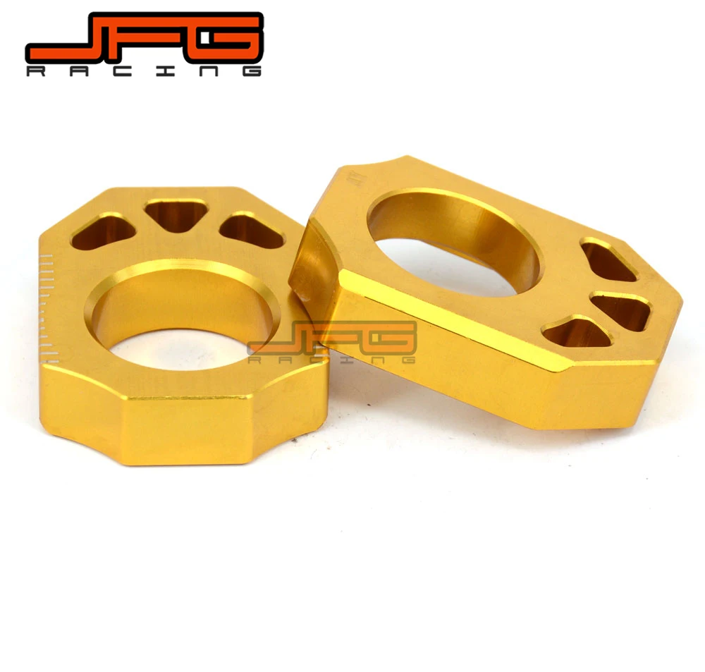 Motorcycle Cnc Aluminum Rear Chain Adjuster Axle Blocks For Suzuki ...