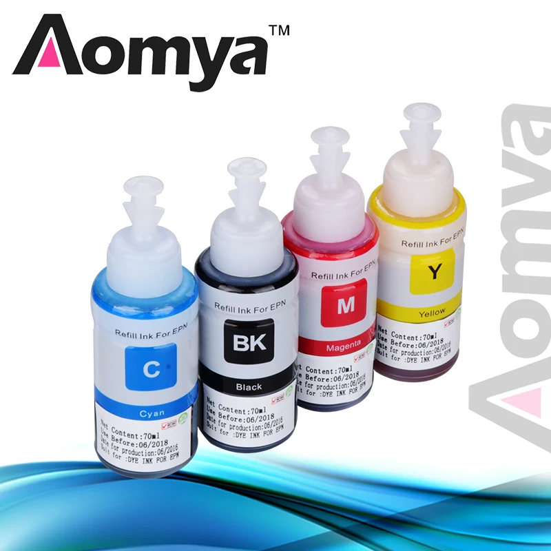 Compatible Dye Based Refill Ink Kit For Epson Printer L100 L110 L120 ...