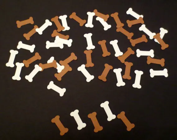 Dog Bone Confetti Wedding Birthday Bridal Baby Shower Party Table Decor ...