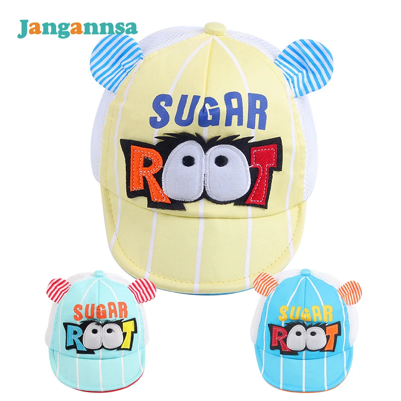 Mouse Baby Caps Cartoon Infant Baby Cap Letter Boys Girls Hat With Ear ...