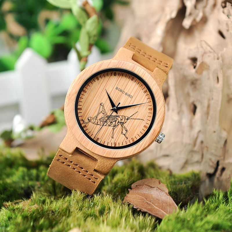 Wooden Lifelike Print Dial Face Watches | Muduh Collection
