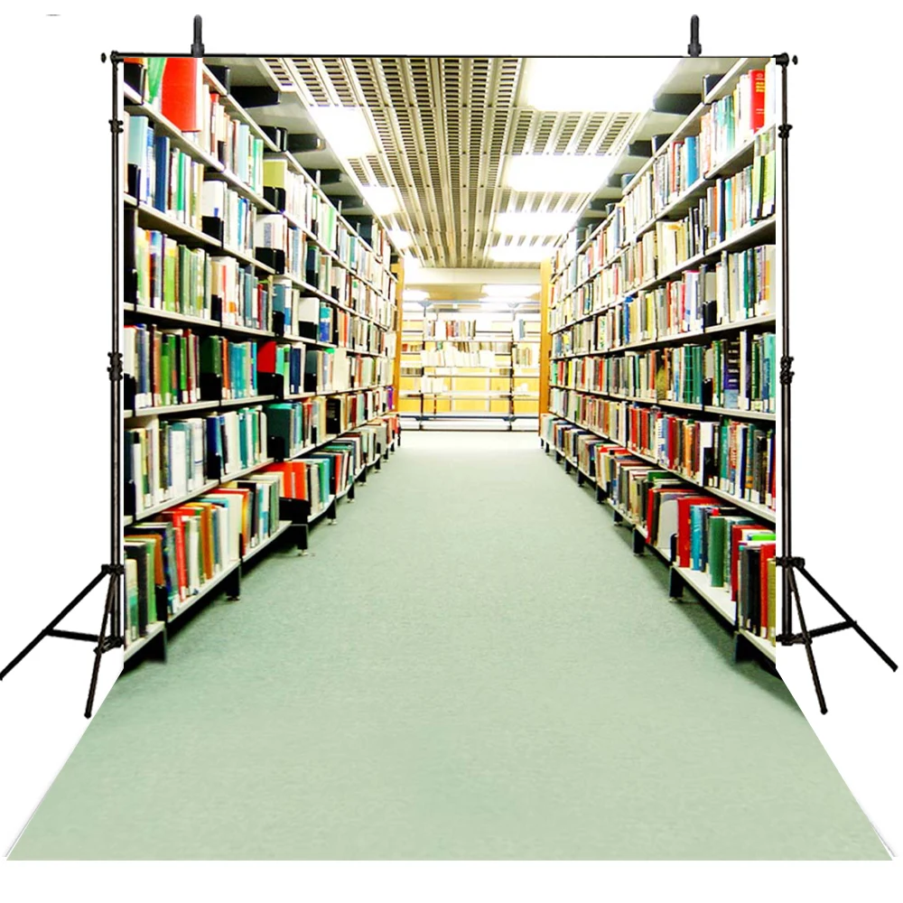 Hot Books Photography Backdrops Vinyl Backdrop For Photography Library ...