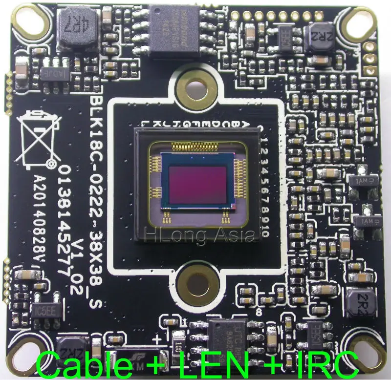 IPC (1080 P) 1920x1080 1/2. 8 "소니 IMX322 CMOS 센서 Hi3516 CCTV IP 카메라 모듈 ...