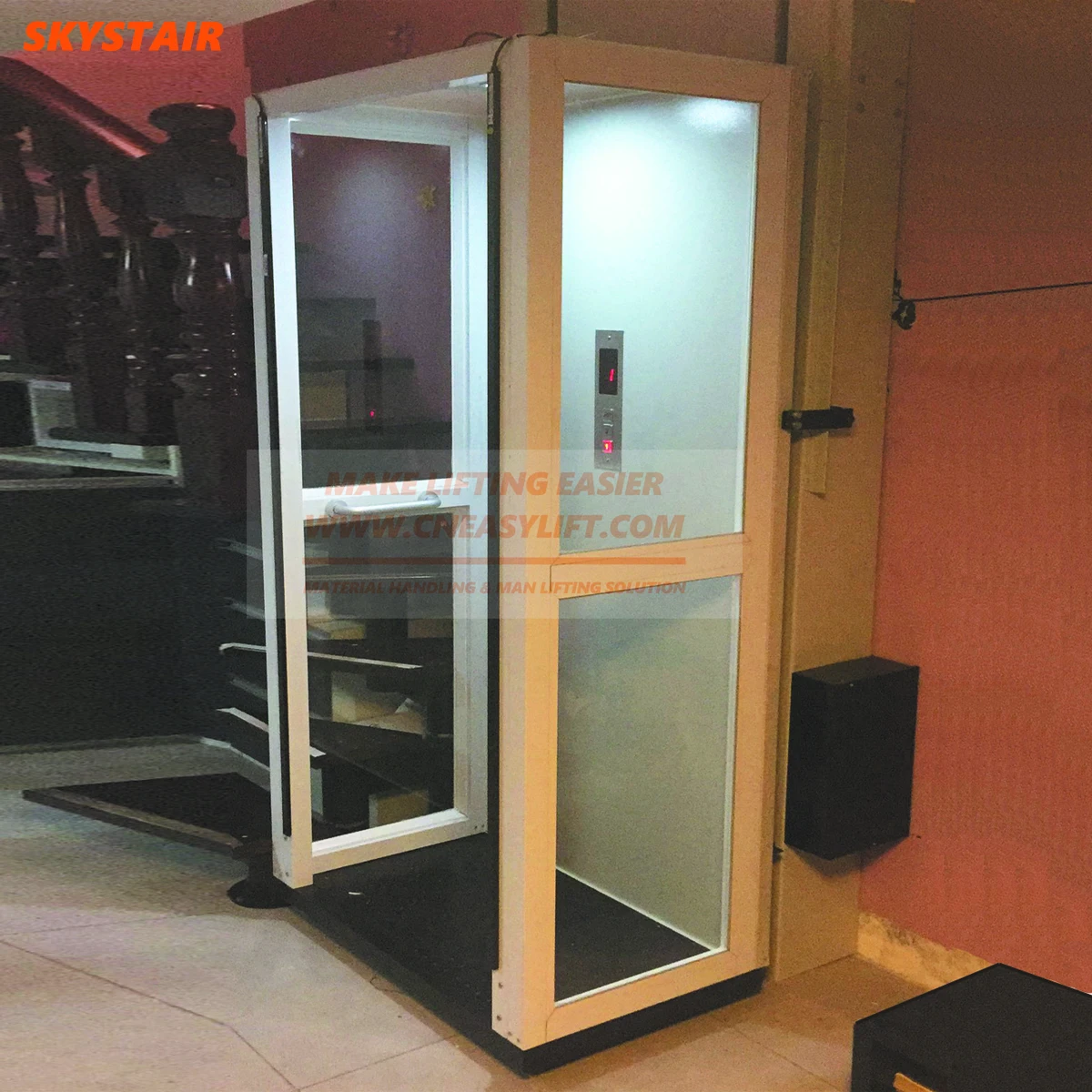 Hydraulic Home Elevator Lift Residential Lift Elevator - Car Jacks ...