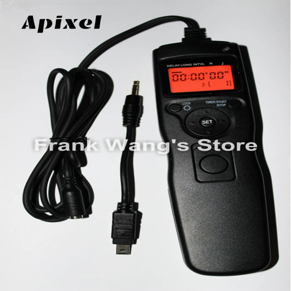 LCD Time lapse Intervalometer Timer Remote Shutter Release as MC DC2 for Nikon D7100 D7000 D5100 ...