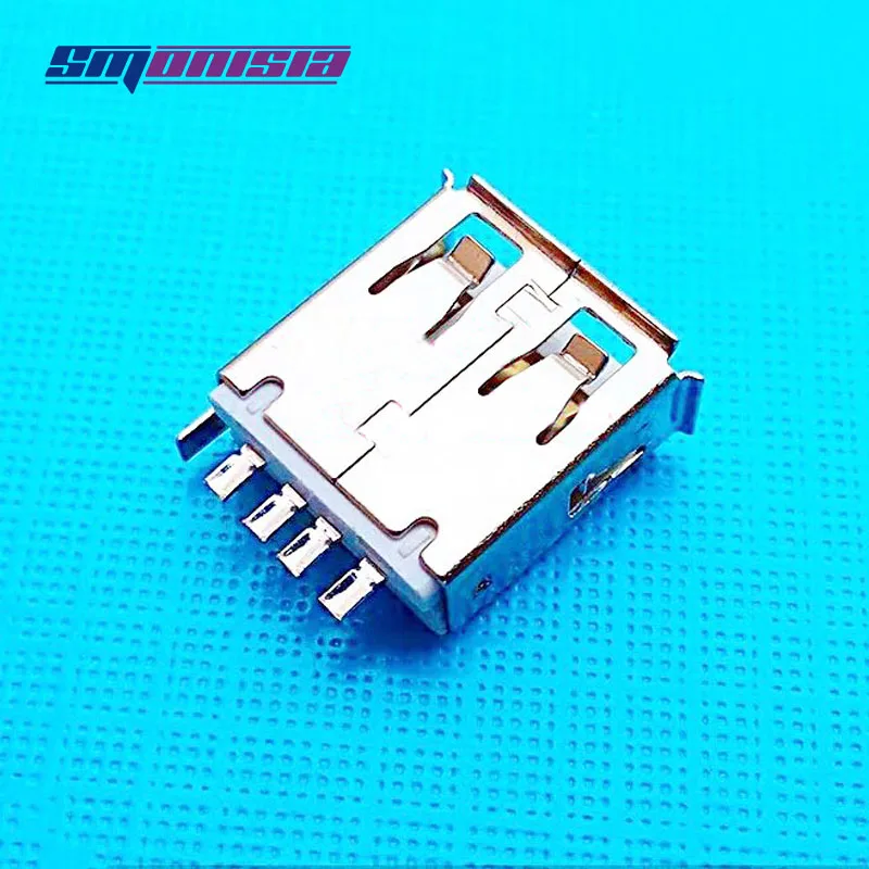 500pcs Vertical USB Wire type Socket AF Single layer 180degrees USB ...