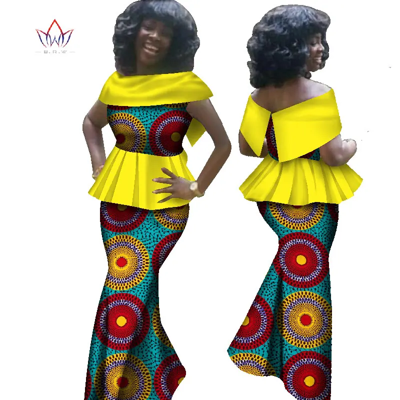 Buy Summer African Print Skirt Sets Dashiki Off