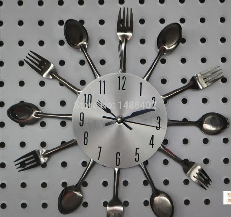 new arrival 2015 promotion wall modern needle clock knife clocks ...