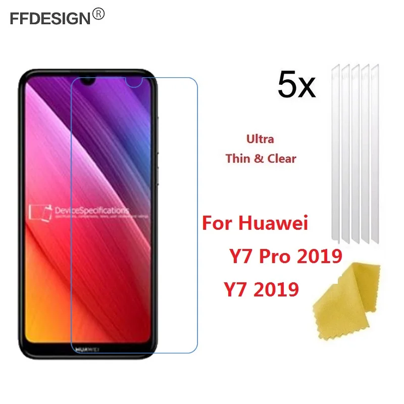Protector de pantalla LCD para Huawei Y7 Pro 2019, lámina protectora ...