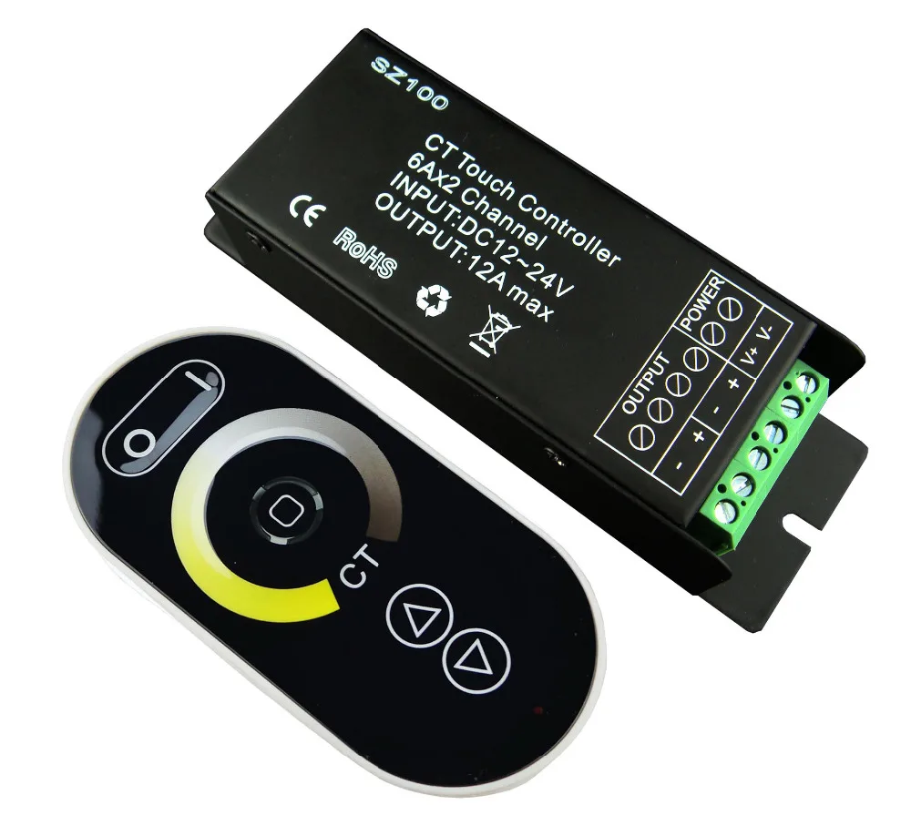 RF Dual Color Controller Led controller Led Color Temperature ...