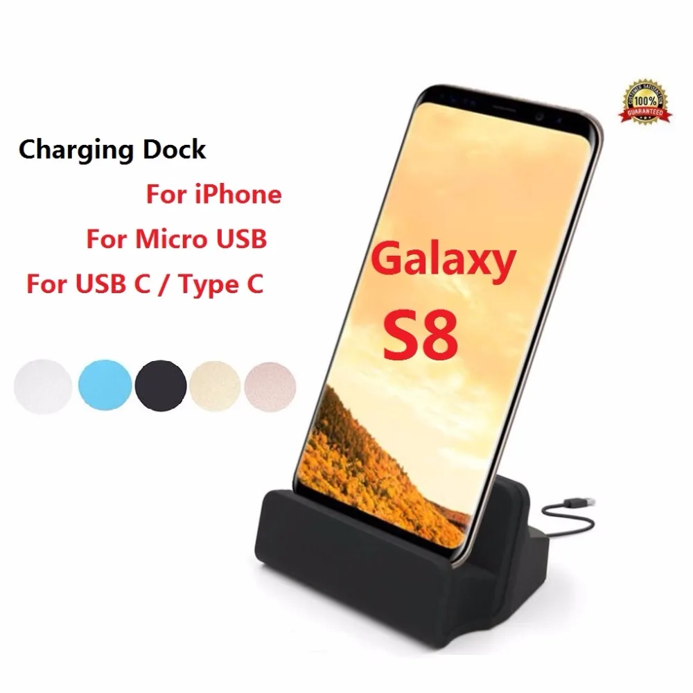 Premium Type C Dock Usb C Dock Station Stand Sync Data Charger For