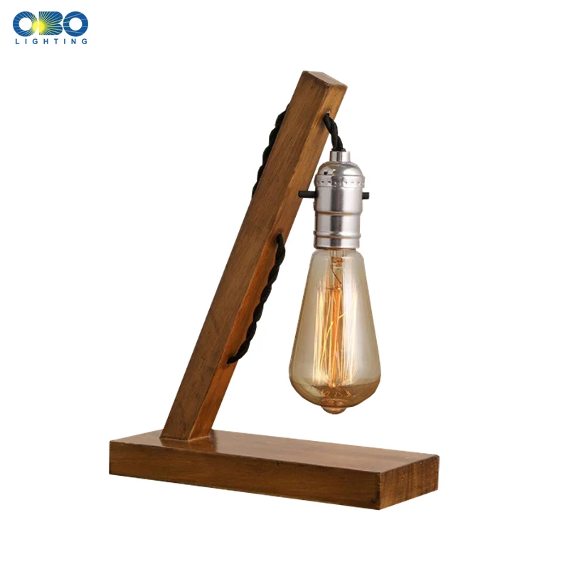 Simple-Wood-Modern-Single-Head-Table-Lamp-Study-Bedroom-Bedside-Table ...