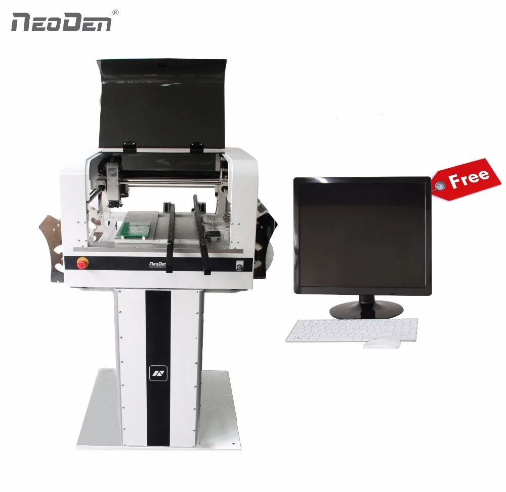 Low Cost Pick and Place Machine NeoDen4 Vision System with 26 Feeders+a ...