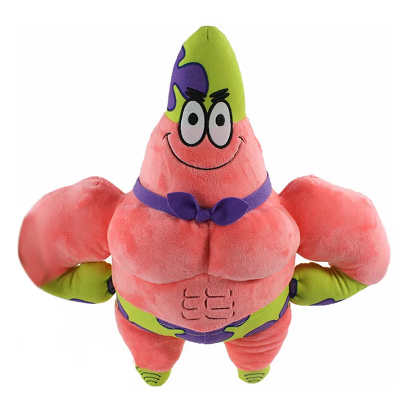 SpongeBob, Patrick Star slugger turned superhero muscular Plush Toys ...