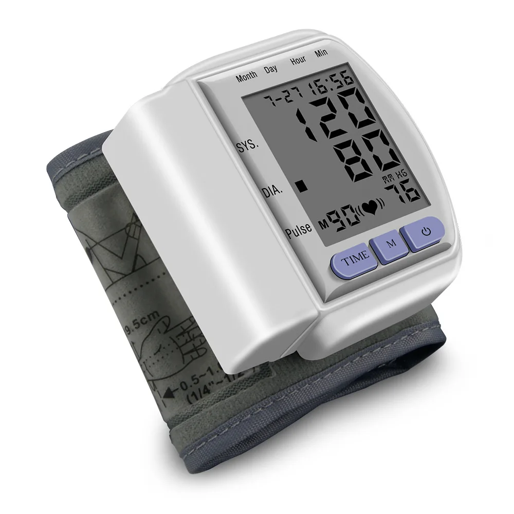 High precision pulse blood pressure meter automatic wrist electronic ... High precision pulse blood pressure meter automatic wrist electronic ...