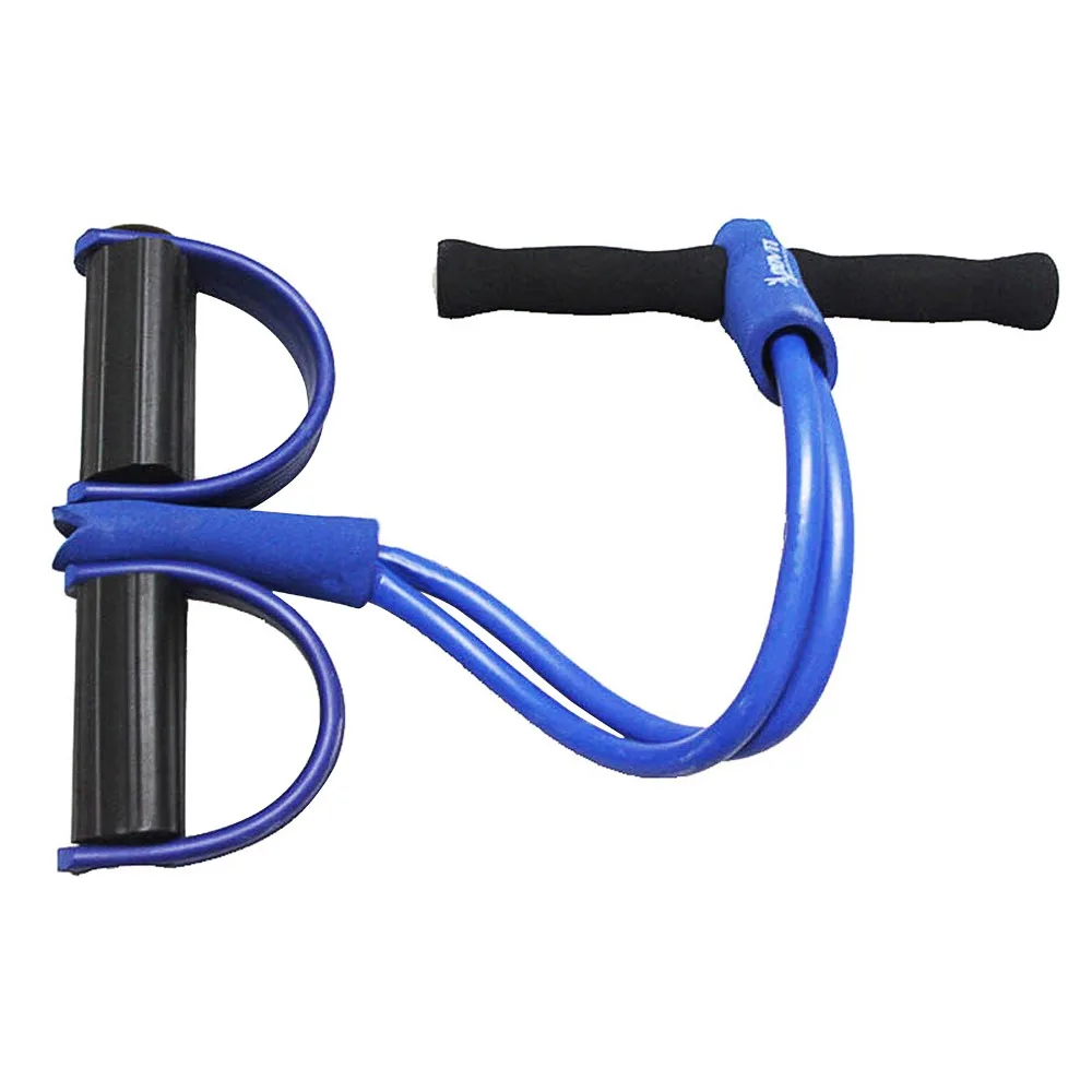 Resistance 8 Type Muscle Chest Expander Rope Workout Pulling Exerciser ...