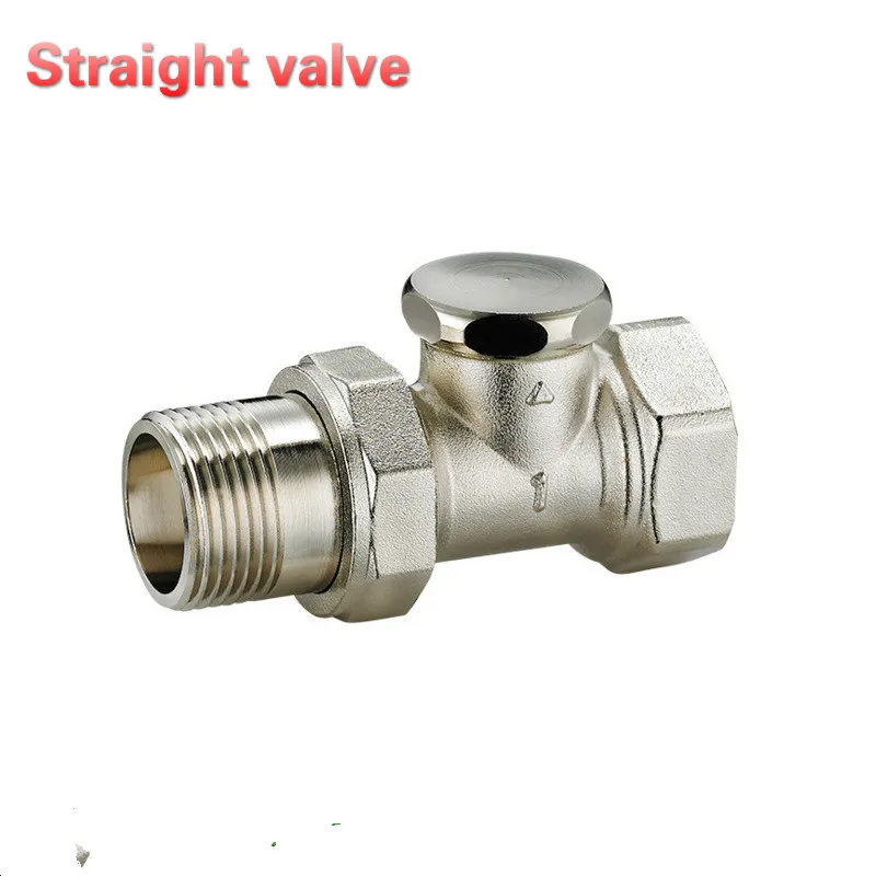 Brass return valve Heating valve Floor heating system valve DN15 DN20 ...