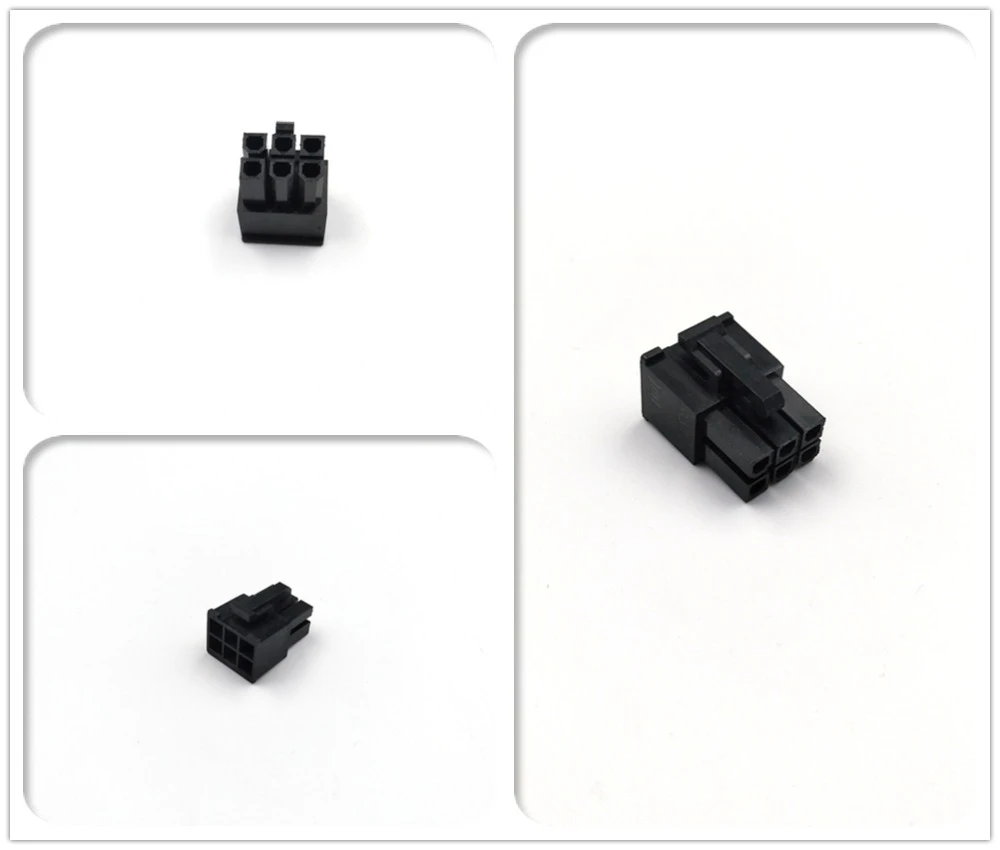 Jmt Modular Psu 6pin Male Connector Housing Included Terminals 4.2mm ...