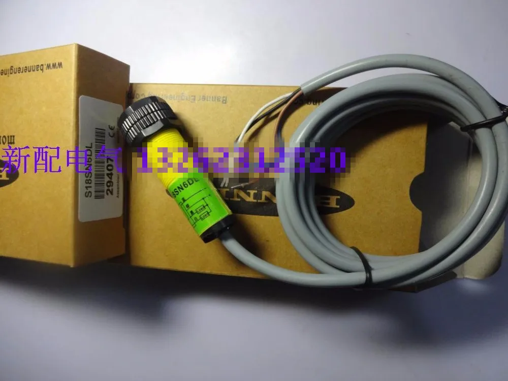 Original new 100% photoelectric switch S18SP6DL S18SN6DL lens ...