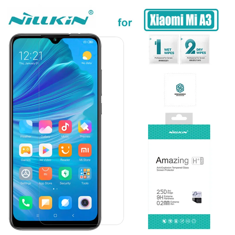 Xiaomi Mi A3 Mi6X Mi A2 MiA2 Glass Nillkin H+ PRO Tempered Glass Screen ...